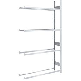 hofe Reifenregal, Regalhöhe 2500 mm, Anbauregal, BxT 1310 x 435 mm