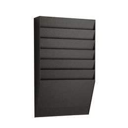 PAPERFLOW Sortiertafel, 1 x 6 Fächer, HxBxT 505 x 311 x 79 mm, schwarz