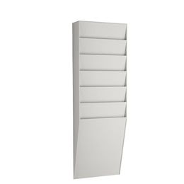 PAPERFLOW Sortiertafel, 1 x 6 Fächer, HxBxT 712 x 236 x 79 mm, lichtgrau