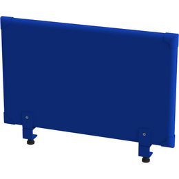 eurokraft pro Akustik-Tischaufsatz-Paneel, Höhe 450 mm, Breite 800 mm, blau
