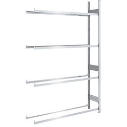 hofe Reifenregal, Regalhöhe 2500 mm, Anbauregal, BxT 1510 x 435 mm