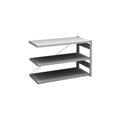 hofe Sideboard-Steckregal, verzinkt, Höhe 825 mm, 3 Böden, Anbauregal, Bodentiefe 600 mm, Fachlast 190 kg