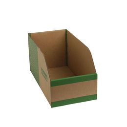 Karton-Regalkasten, einlagig und faltbar, VE 25 Stk, LxBxH 400 x 200 x 200 mm kaiserkraft