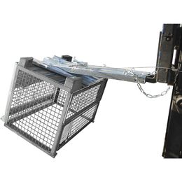 eurokraft pro KIPPOMAT, LxBxH 1845 x 1160 x 1020 mm, Tragfähigkeit 500 kg, mit manueller Kippbedienung