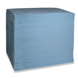 FIRST Bindevlies, Tücher, Ausführung Medium, für Öl, 500 x 400 mm, blau, VE 200 Stk kaiserkraft
