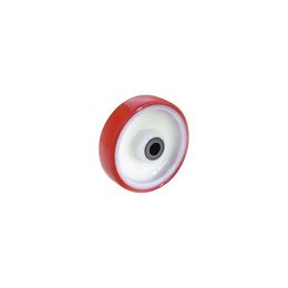 tente Polyurethan-Reifen auf Polyamid-Felge, mit Rollenlager, Rad-&Oslash; x B 100 x 32 mm