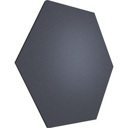 Chameleon Design-Pinnwand sechseckig, Kork, BxH 600 x 600 mm, anthrazit