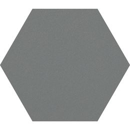 Chameleon Design-Pinnwand sechseckig, Kork, BxH 600 x 600 mm, dunkelgrau