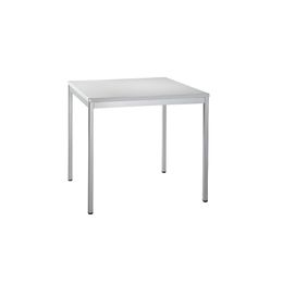LENA - Schreibtisch, Tiefe 800 mm, Breite 800 mm, lichtgrau kaiserkraft