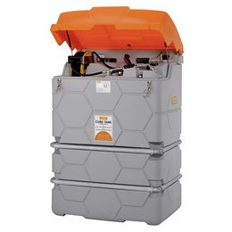 CEMO Schmierstofftank CUBE, Outdoor Premium, mit Klappdeckel, Volumen 1000 l