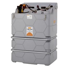 CEMO Schmierstofftank CUBE, Indoor, ohne Klappdeckel, Volumen 1000 l, Premium