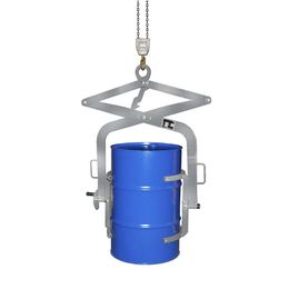 eurokraft pro Fasswendezange, für 200 l Stahl-Spund- und Deckelfässer, verzinkt