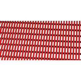EHA Bodenmatte f&uuml;r Dusch- und Umkleideraum, Weich-PVC, pro lfd. m, Breite 600 mm, rot