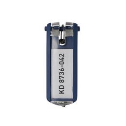 Durable Schlüsselanhänger, Verpackungseinheit 6 Stück, blau