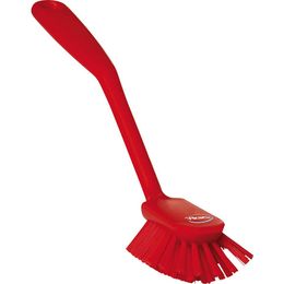 vikan Spülbürste mit Kratzkante, medium, VE 20 Stk, rot