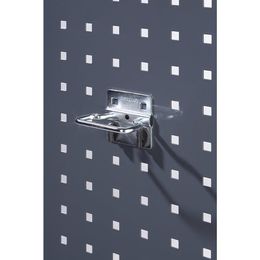eurokraft pro U-Halter, verzinkt, VE 5 Stk, BxT 60 x 20 mm
