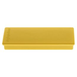 MAGNETOPLAN Rechteck-Magnet, BxLxH 22 x 55 x 8 mm, VE 60 Stk, gelb