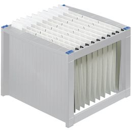 Helit Hängeregistraturgestell, BxTxH 360 x 380 x 272 mm, VE 4 Stk, lichtgrau