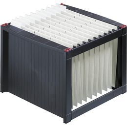 Helit Hängeregistraturgestell, BxTxH 360 x 380 x 272 mm, VE 4 Stk, schwarz