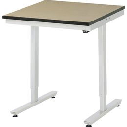 Rau Arbeitstisch, elektrisch höhenverstellbar Serie Adlatus 150, MDF-Platte, Höhe 720 - 1120 mm, BxT 750 x 800 mm