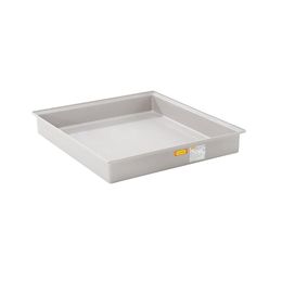 CEMO GFK-Boden-Auffangwanne, 4 x 200-l-Fass, mit Zulassung, ohne Gitterrost