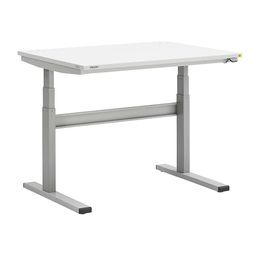 treston Arbeitstisch, elektrisch höhenverstellbar, Höhe 630 - 1270 mm, ESD-Ausführung, BxT 1100 x 800 mm