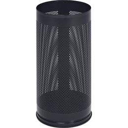 Var Schirmständer, Höhe 610 mm, Lochblech, verzinkt, schwarzgrau RAL 7021
