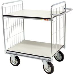 HelgeNyberg ESD-Etagenwagen SERIE 300, 2 Etagen, LxBxH 1190 x 650 x 1070 mm, ab 5 Stk