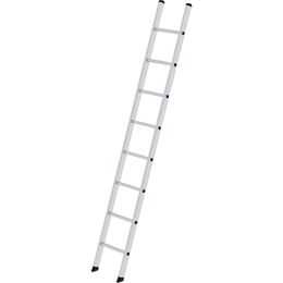 MUNK Sprossen-Anlegeleiter ohne Traverse, Breite 350 mm, 8 Sprossen