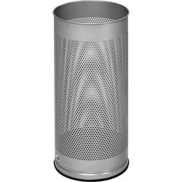 Var Schirmständer, Höhe 610 mm, Lochblech, verzinkt, alusilber