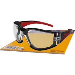 Red Vision Schutzbrille, mit Kopfband, klare Sichtscheibe, rot/schwarz, ab 50 Stk kaiserkraft