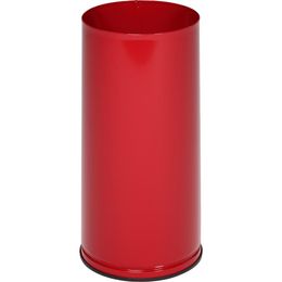 Var Schirmständer, Höhe 610 mm, Vollblech, verzinkt, feuerrot RAL 3000