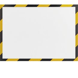 MAGNETOPLAN Magnetrahmen SAFETY, VE &agrave; 5 Stk, Format DIN A4, gelb-schwarz