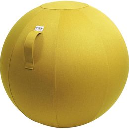 VLUV LEIV Sitzball, Stoffbezug in Canvas-Optik, 700 - 750 mm, senfgelb