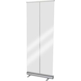 Roll-Up Hygieneschutztrennwand, HxT 2100 x 300 mm, transparent, Breite 850 mm kaiserkraft