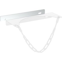 eurokraft basic Gitterwand-Befestigungsblech, f&uuml;r Gasflaschen-Wandhalterung f&uuml;r Flaschen-&Oslash; max. 140 mm, f&uuml;r 1 Flasche, ab 5 Stk