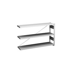 hofe Sideboard-Steckregal, lichtgrau, Höhe 825 mm, 3 Böden, Anbauregal, Bodentiefe 300 mm, Fachlast 175 kg