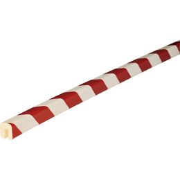 SHG Knuffi® Kantenschutz, Typ G, Zuschnitt individuell, pro lfd. m, rot / weiß