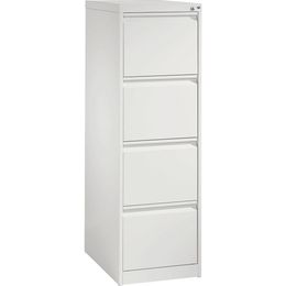 C+P Hängeregistraturschrank ACURADO, 1-bahnig, 4 Schübe, verkehrsweiß