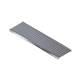 Gura Leicht-Rollenbahn, Aluminiumrahmen mit Aluminiumrollen, Bahnbreite 500 mm, Achsabstand 62,5 mm, Länge 2,0 m