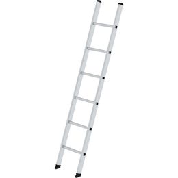 MUNK Sprossen-Anlegeleiter ohne Traverse, Breite 350 mm, 6 Sprossen