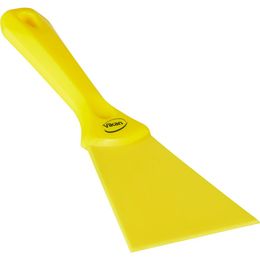 vikan Handschaber mit Nylonblatt, Breite 100 mm, VE 10 Stk, gelb