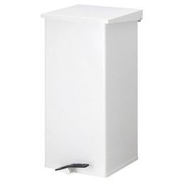 Tretabfallsammler, Volumen 110 l, BxHxT 390 x 800 x 390 mm, weiß kaiserkraft