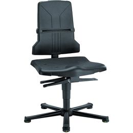 bimos Arbeitsdrehstuhl SINTEC, Kunststoff, ESD-Ausführung, mit Gleitern