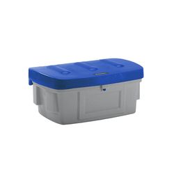 eurokraft pro Universal- und Streugutbehälter, ohne Entnahmeöffnung, 100 l, Deckel blau