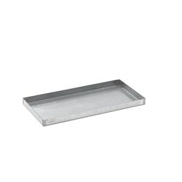 eurokraft basic Stahl-Kleingebinde-Auffangwanne, LxBxH 940 x 470 x 60 mm, mit Zulassung, Auffangvolumen 25 l, verzinkt