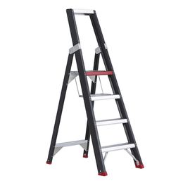Altrex Sicherheits-Stehleiter, einseitig begehbar, 4 Stufen inkl. Plattform