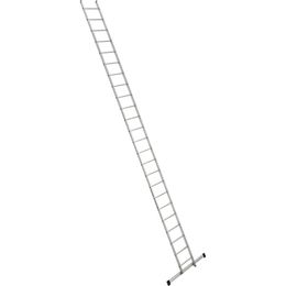 Euroline Sprossen-Anlegeleiter, Breite 410 mm, 24 Sprossen mit Traverse
