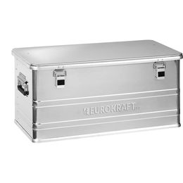 eurokraft pro Aluminiumbehälter Industry, Inhalt 92 l, Außen-LxBxH 780 x 385 x 367 mm