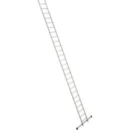 Euroline Sprossen-Anlegeleiter, Breite 410 mm, 26 Sprossen mit Traverse